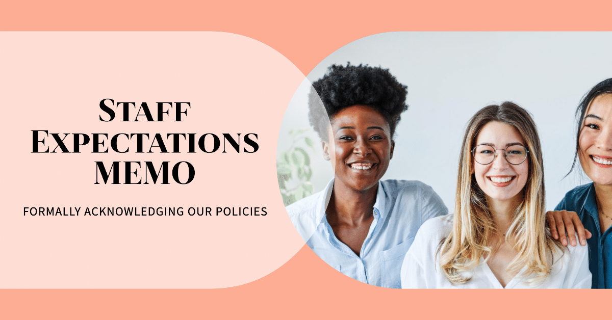 Staff Expectations Memo | SimpliGov